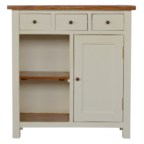 2 Tone Kitchen Unit - ArtisanFurniture.in